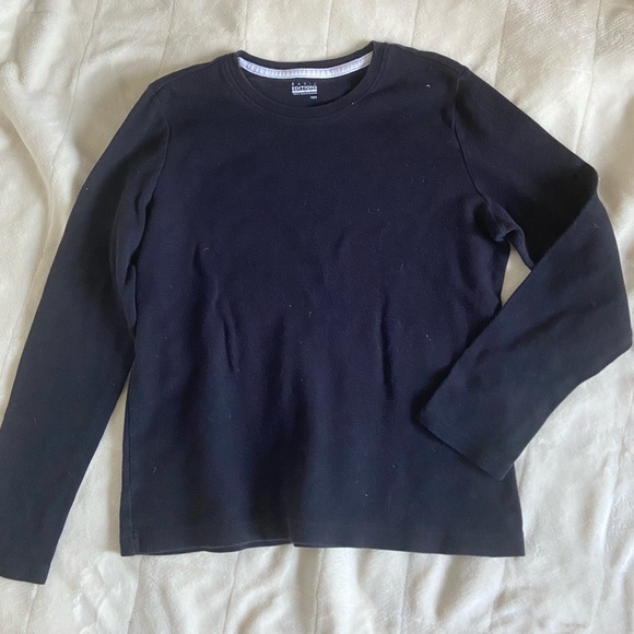Basic Editions | Tops | Basic Editions Black Crew Top | Poshmark